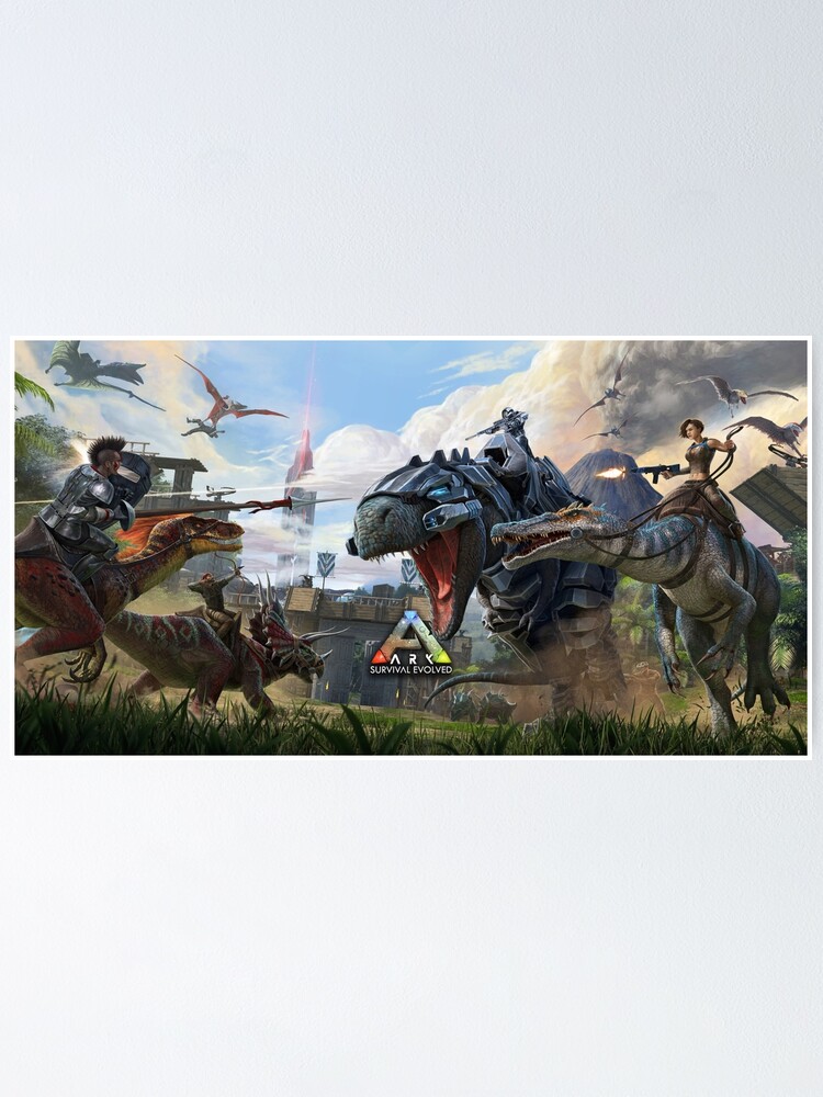"ARK: Survival Evolved" Poster for Sale by AllanTrend | Redbubble