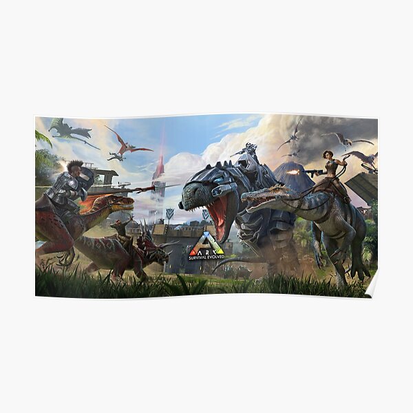 "ARK: Survival Evolved" Poster for Sale by AllanTrend | Redbubble