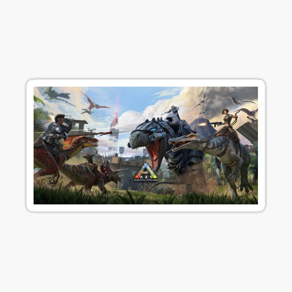 "ARK: Survival Evolved" Sticker for Sale by AllanTrend | Redbubble