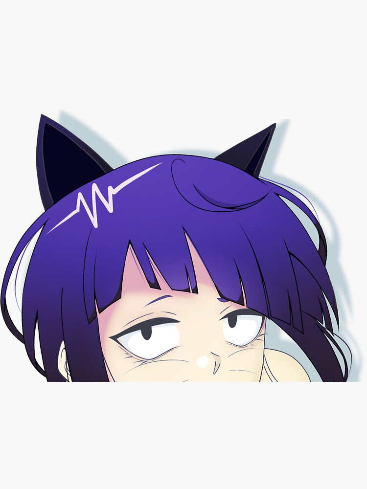"Jirou peeker sticker" Sticker for Sale by CastawayIsle | Redbubble