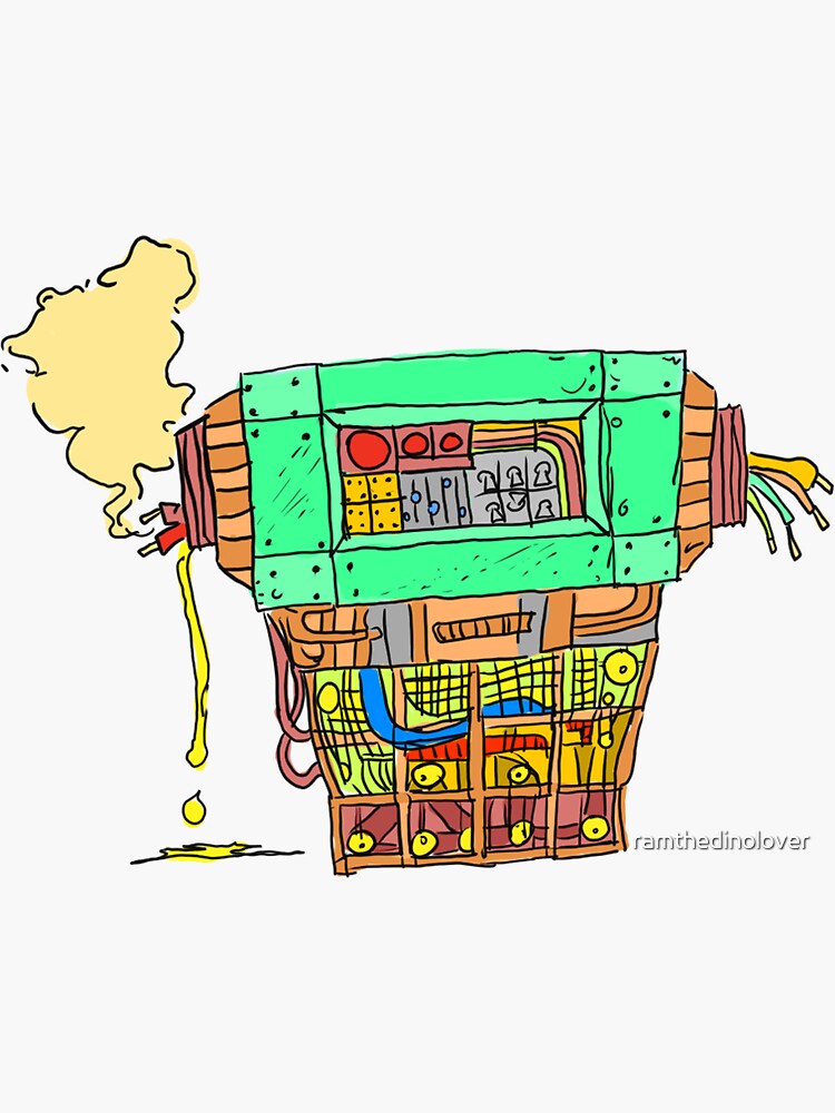 "Robot Torso" Sticker for Sale by ramthedinolover | Redbubble