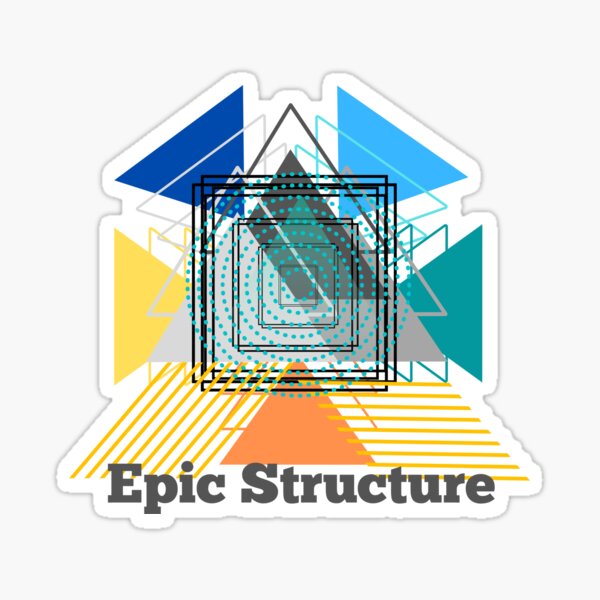 "Epic Structure Anomaly" Sticker for Sale by EpicStructure | Redbubble