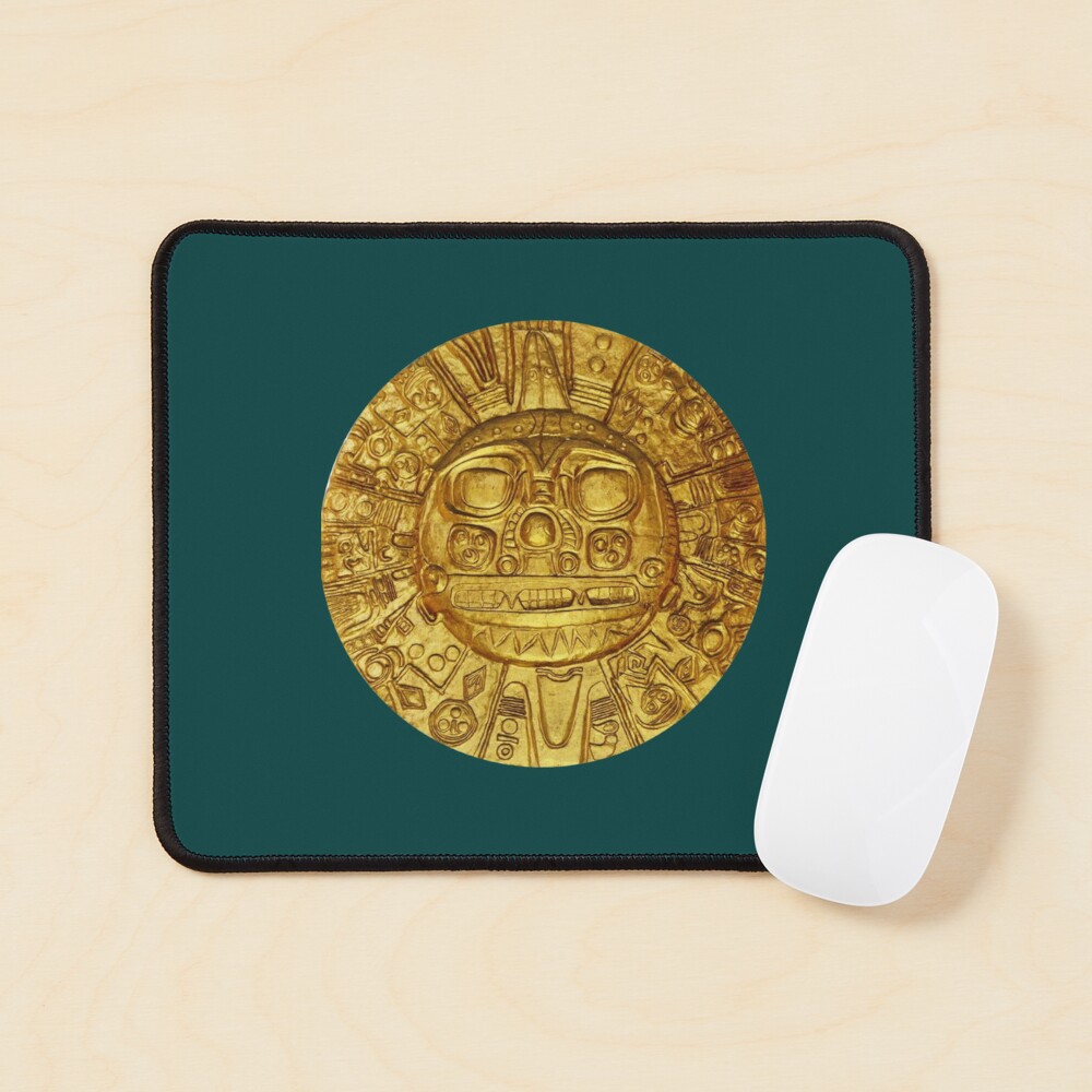 "Ancient Inca Gold Sun God Disc Authentic Original design " Sticker for ...
