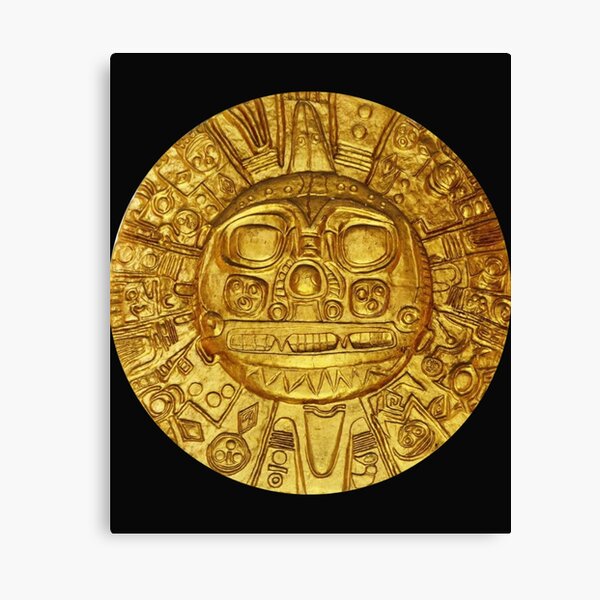 Inca Sun God Symbol