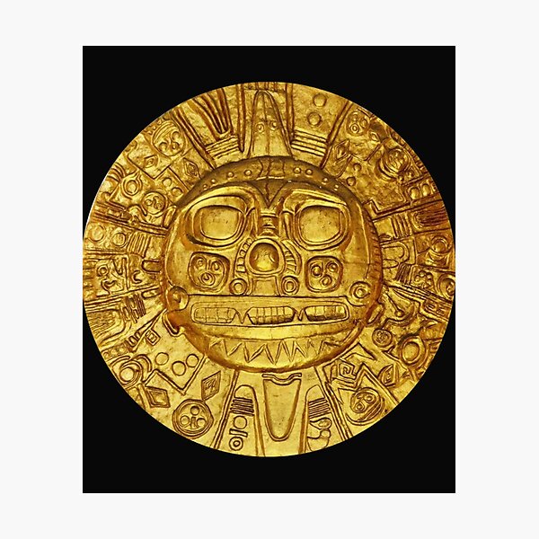 "Ancient Inca Gold Sun God Disc Authentic Original design ...