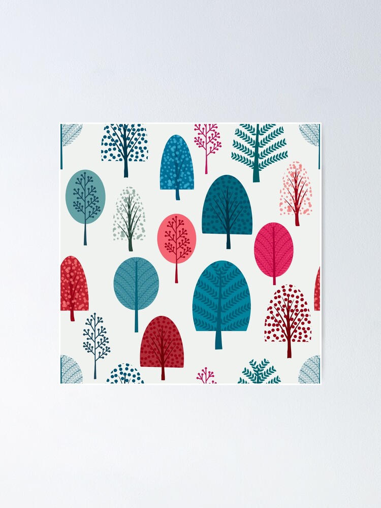 "Trees and branches" Poster for Sale by LucieLemonade | Redbubble