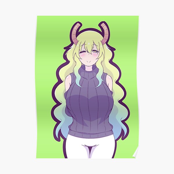 "Lucoa - Maid Dragon" Poster for Sale by Okabe-Sama | Redbubble