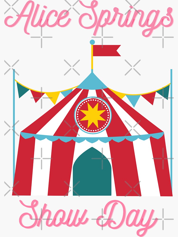 "Alice Springs Show Day" Sticker for Sale by lokalokaya | Redbubble