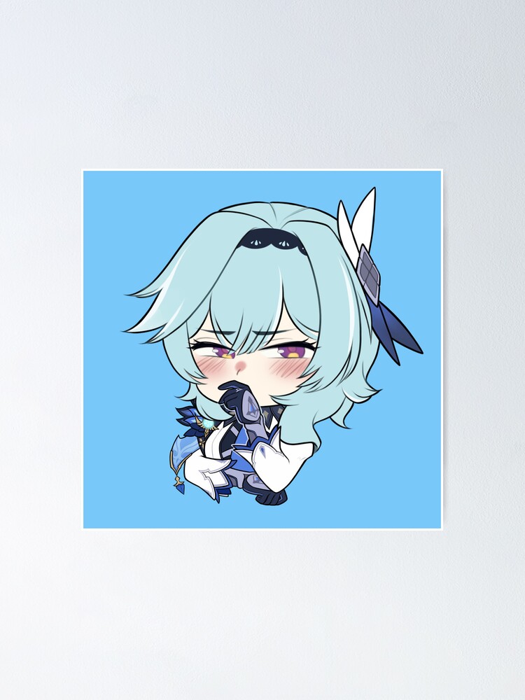 "Chibi Eula " Poster for Sale by menteymenta | Redbubble