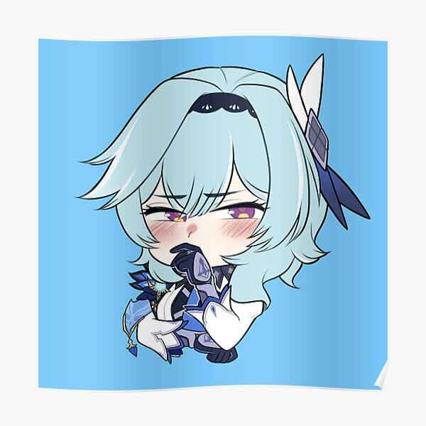 "Chibi Eula " Poster for Sale by menteymenta | Redbubble