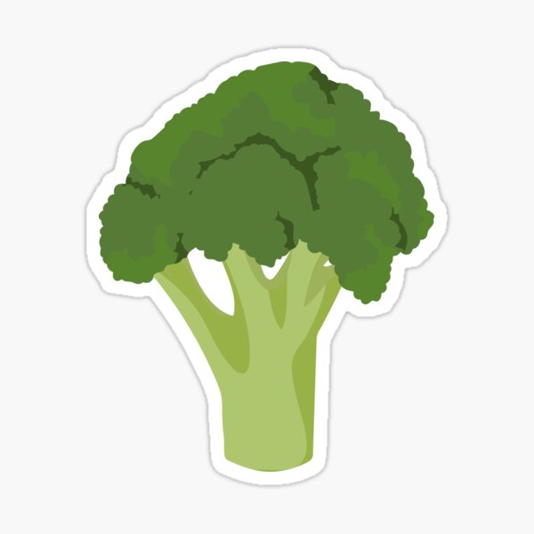 "BROCCOLI" Sticker for Sale by MineEyes | Redbubble