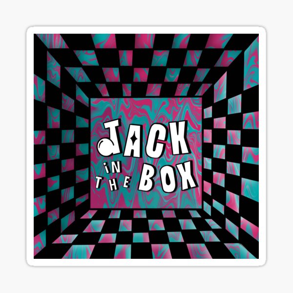 "Trippy Jack in the Box" Sticker for Sale by beckles95 | Redbubble