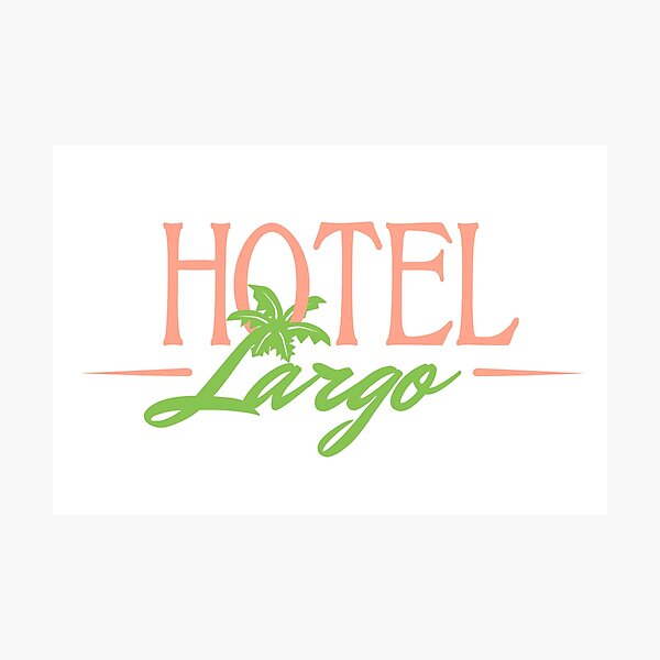 "Key Largo (1948) - Hotel Largo Logo" Photographic Print by GoldSouls ...