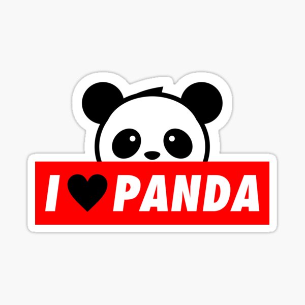 Panda Stickers | Redbubble