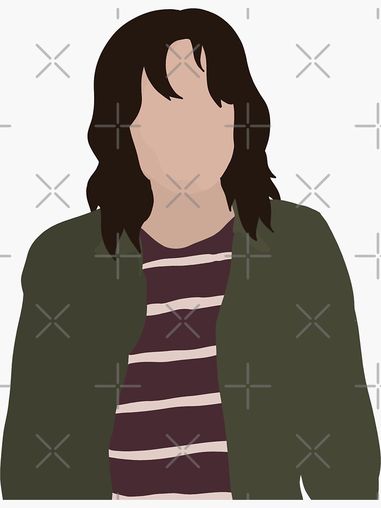 "joyce byers decal - stranger things" Sticker for Sale by sensationvl ...
