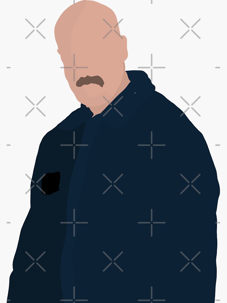 "jim hopper decal - stranger things" Sticker for Sale by sensationvl ...