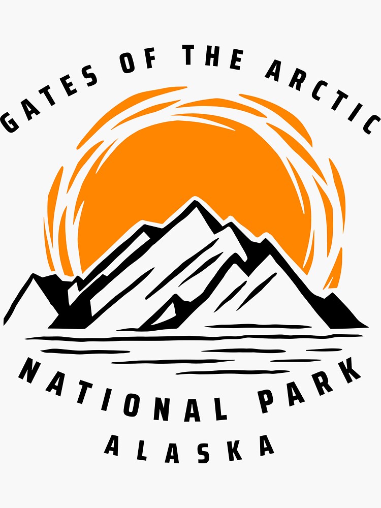 "Gates of the Arctic Alaska National Park" Sticker for Sale by ...