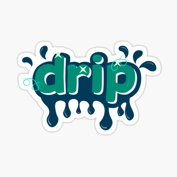 "drip" Sticker for Sale by deckofdesigns | Redbubble