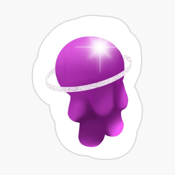 "drippy planet" Sticker for Sale by ellas-art | Redbubble