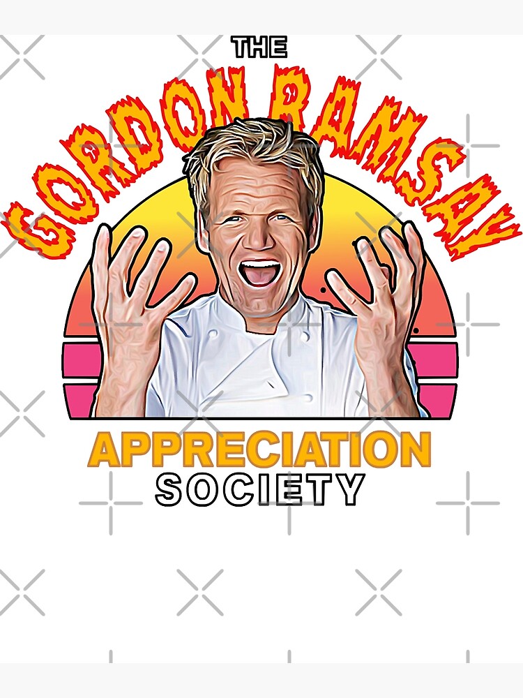 Gifts For Women Funny Gordon Ramsay Appreciation Society Fan Vintage ...