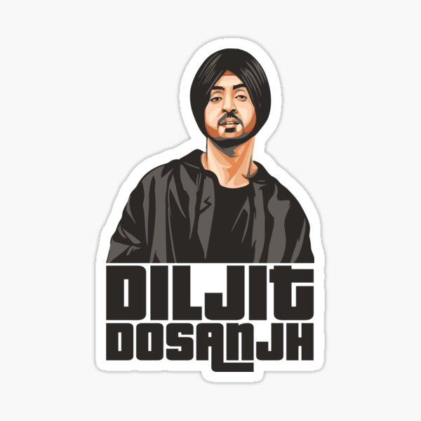 "diljit dosanjh" Sticker for Sale by linseyhayes12 | Redbubble
