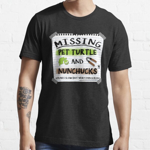 "Missing turtle and nunchucks TMNT parody" T-shirt by ggshirts | Redbubble