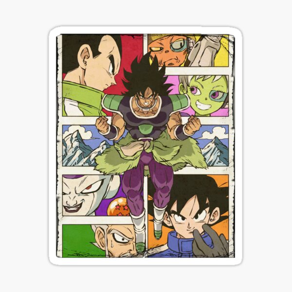 "Dragon Ball Super Broly" Sticker for Sale by AnnedfeKarianed | Redbubble