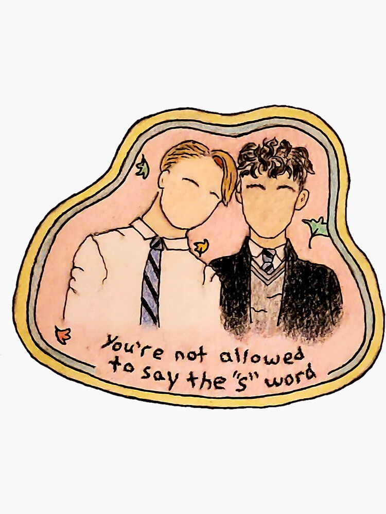 "Heartstopper "S" Word" Sticker for Sale by amalbert | Redbubble