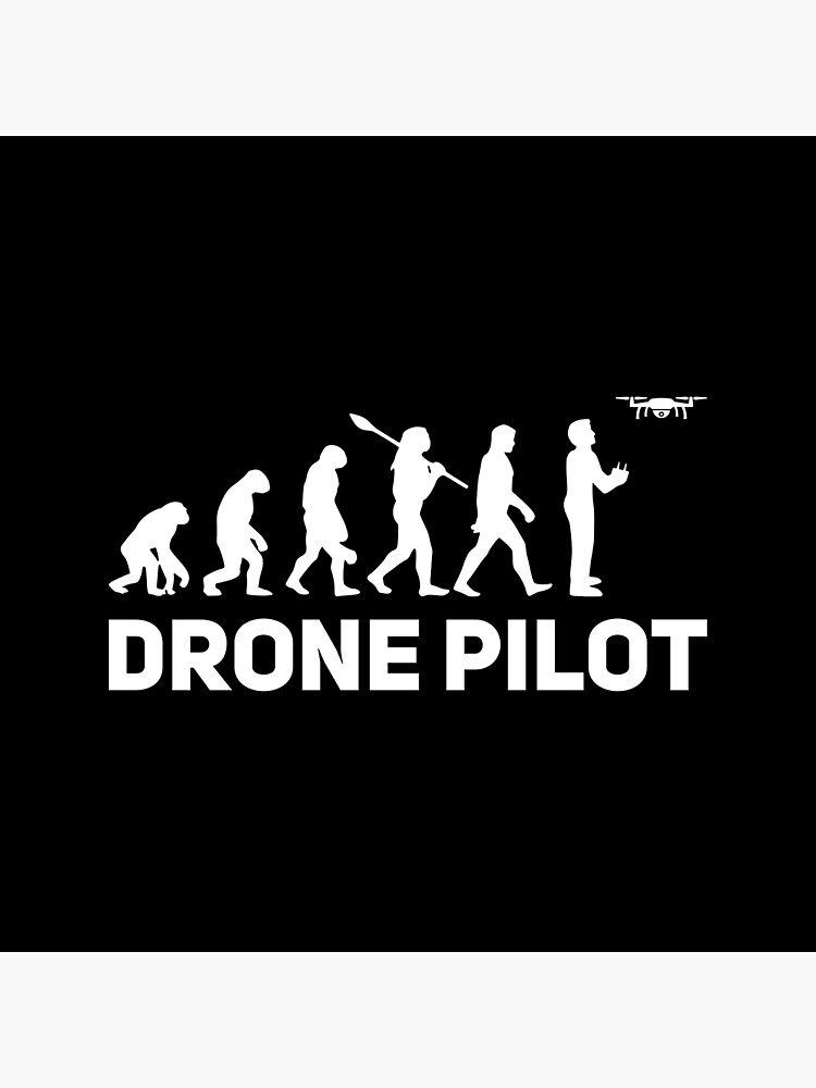 "Drone Pilot Evolution - Funny Drone Evolution" Poster for Sale by ...