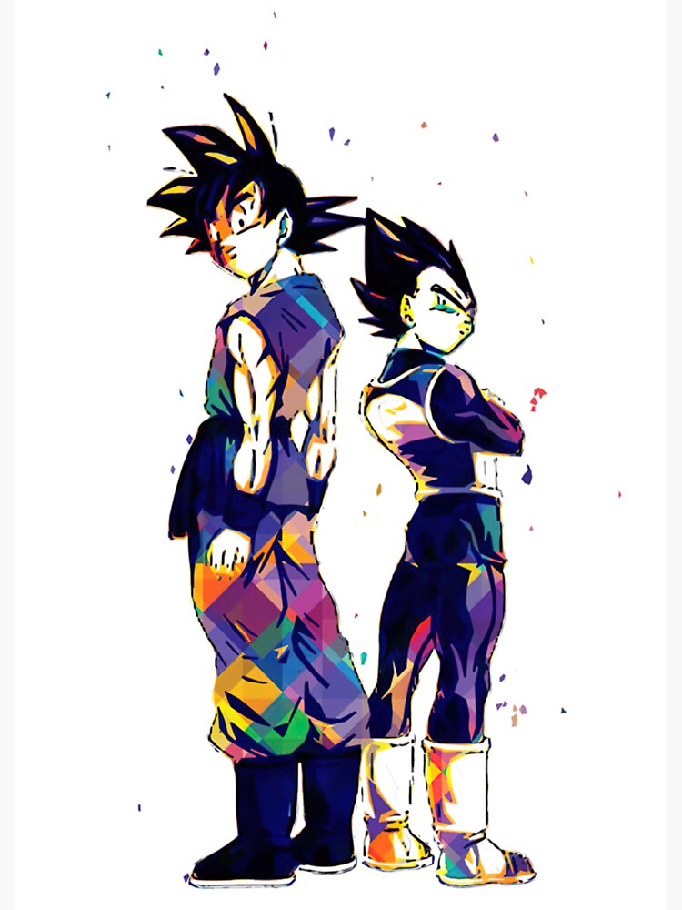 "Dragon Ball Z Character Art Color" Sticker for Sale by RusseldeLanden ...