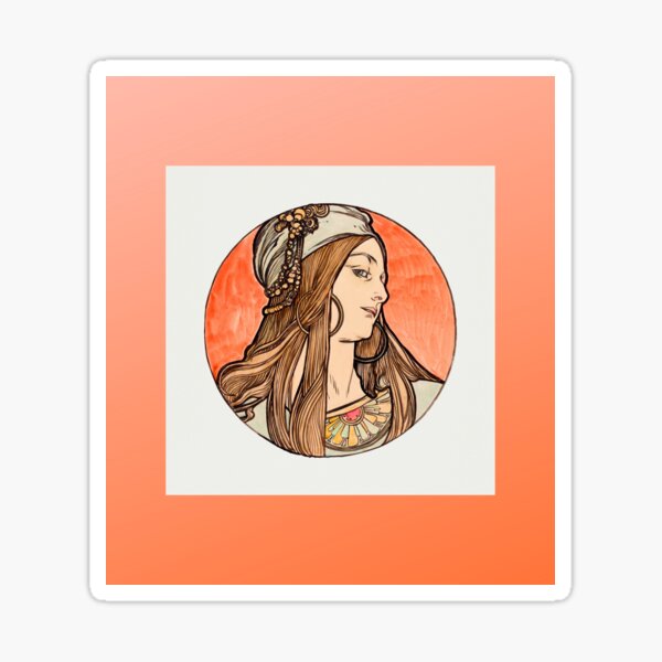 "Stained Glass Window for the Facade" Sticker for Sale by ...