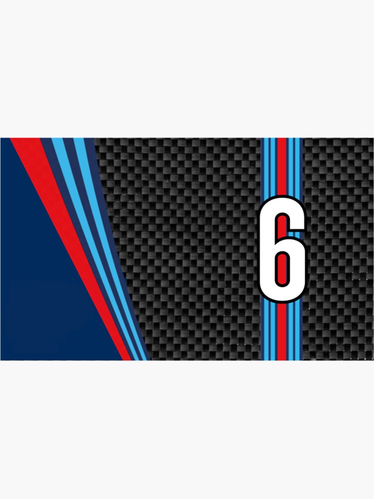 "Nicholas Latifi Williams Carbon Fiber F1 Formula One " Sticker for ...