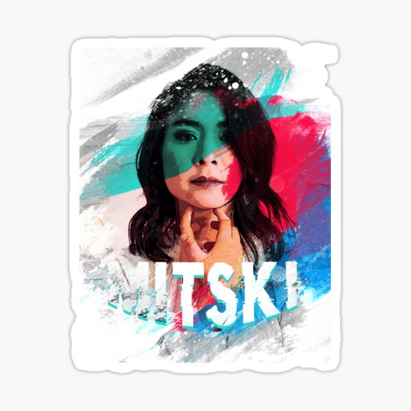 "MitSki Art ColorFul Mitski Tee Mitski Indie Music Classic " Sticker ...