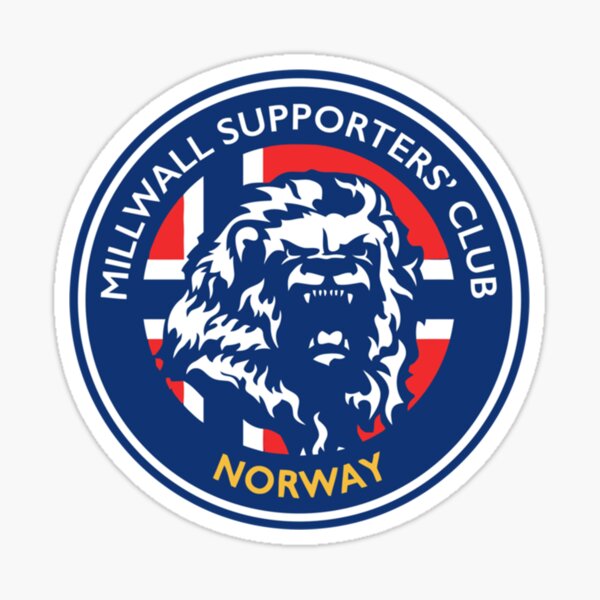 "Millwall Norway " Sticker for Sale by EliShelton | Redbubble