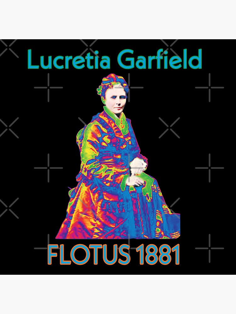 "(FLOTUS series:) Lucretia Garfield" Sticker for Sale by CMooreWorx ...