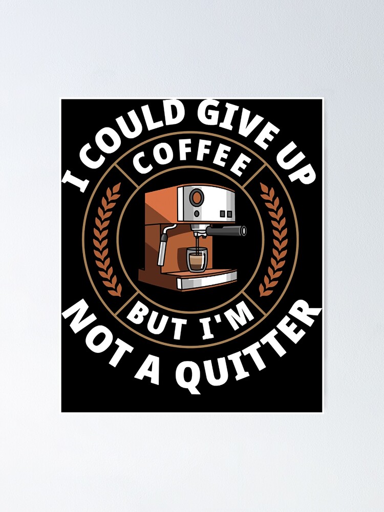 "Funny Espresso Machine and C Pun for Coffee Baristas " Poster for Sale ...