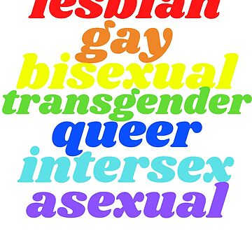 "LGBTQIA Definition" Sticker for Sale by Stepadoda | Redbubble