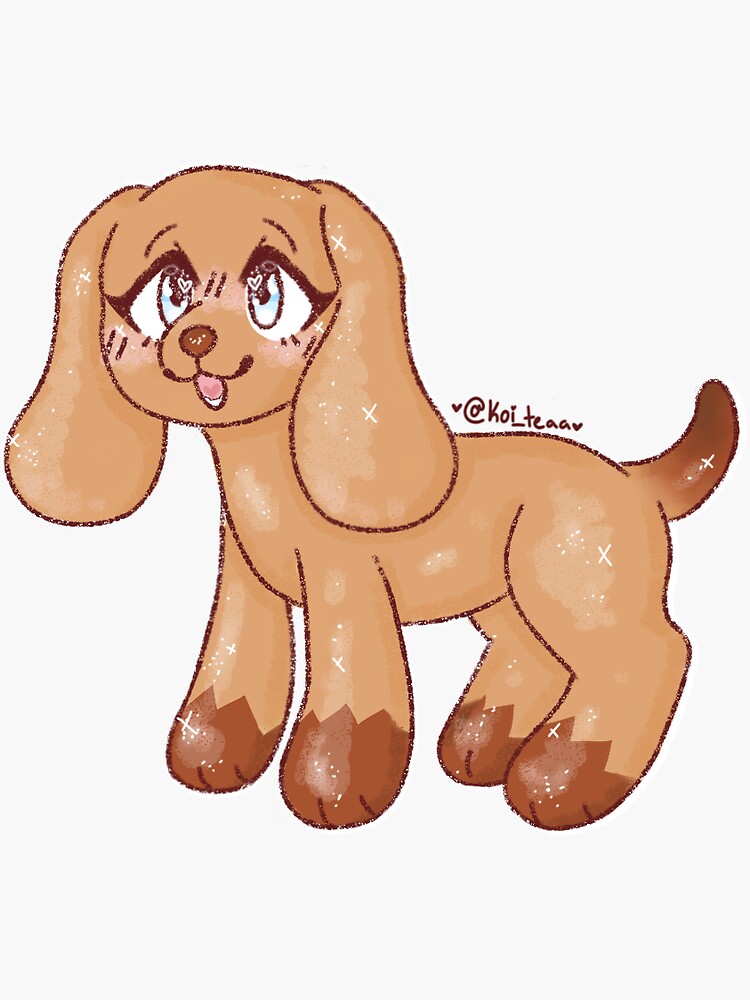 "LPS daschund #518" Sticker for Sale by Koiteaa | Redbubble