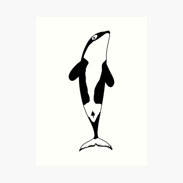 "Orca chibi" Art Print by rainbowcho | Redbubble