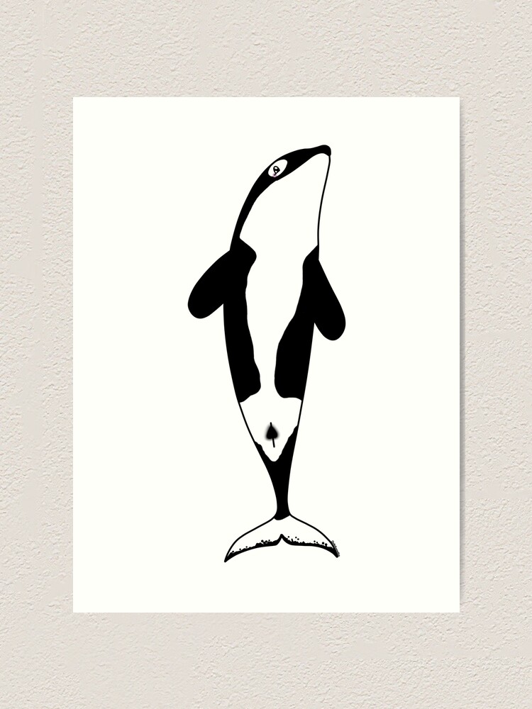 "Orca chibi" Art Print by rainbowcho | Redbubble