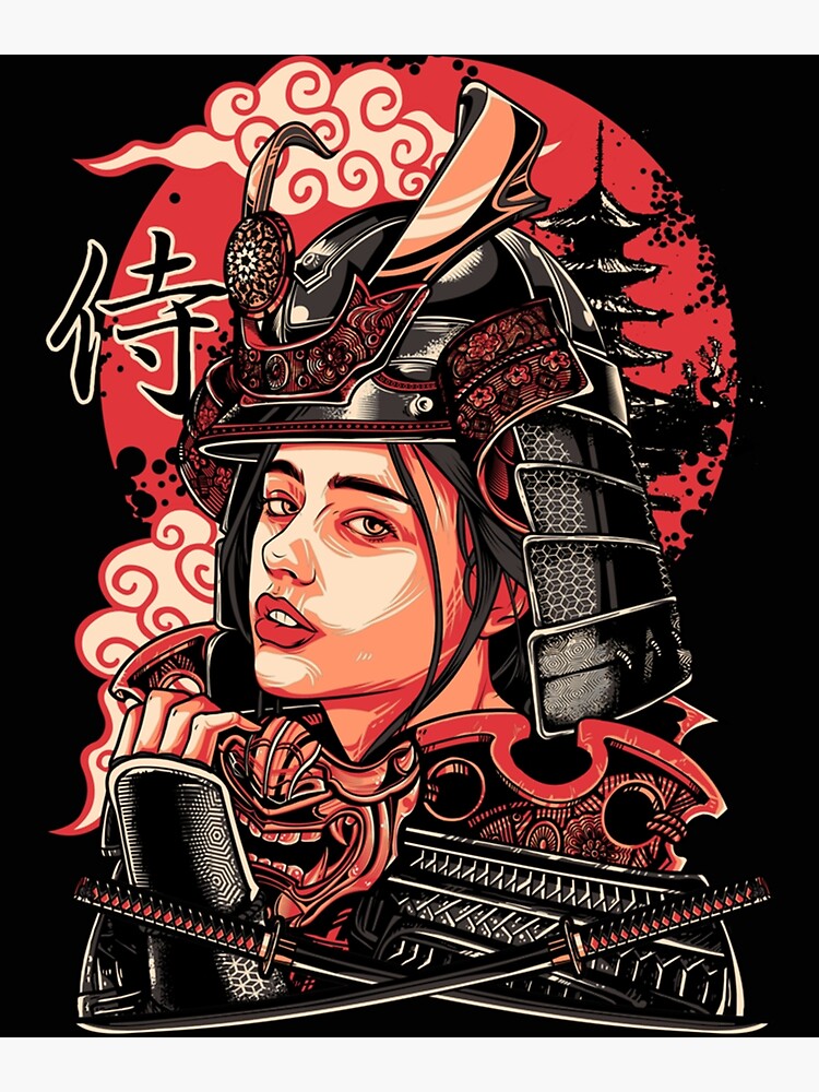 "Samurai Girl " Poster for Sale by RainiearAguilos | Redbubble