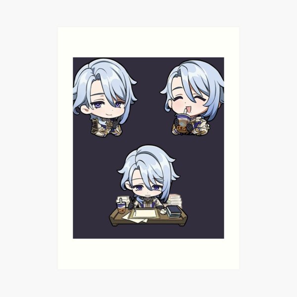 "Enveloping Aquatic Character Chibi Ayato - Genshin Impact Gifts For ...