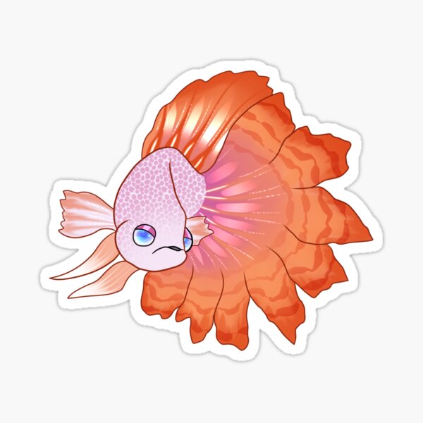 "Lesbian Pride Betta Fish" Sticker for Sale by MakingLifeBetta | Redbubble