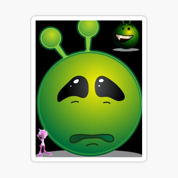 "Alienemotions, alien crying, making fun, boo hoo, meN alien emoji ...