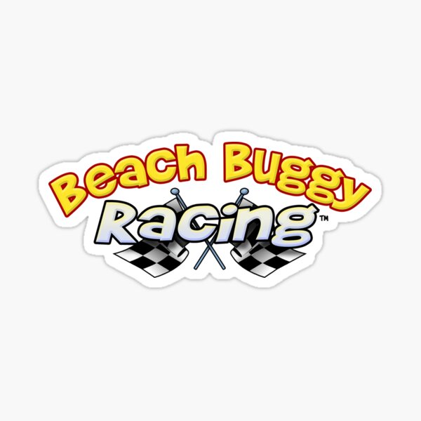 "Mens Funny Beach Blue Buggy Dark Red Racing Logo Cool Graphic Gift ...