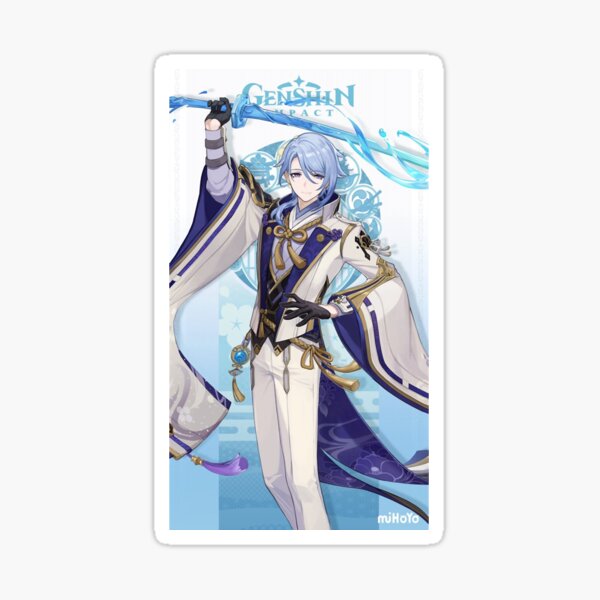 "Enveloping Aquatic Character Kamisato Ayato Card - Genshin Impact Gift ...