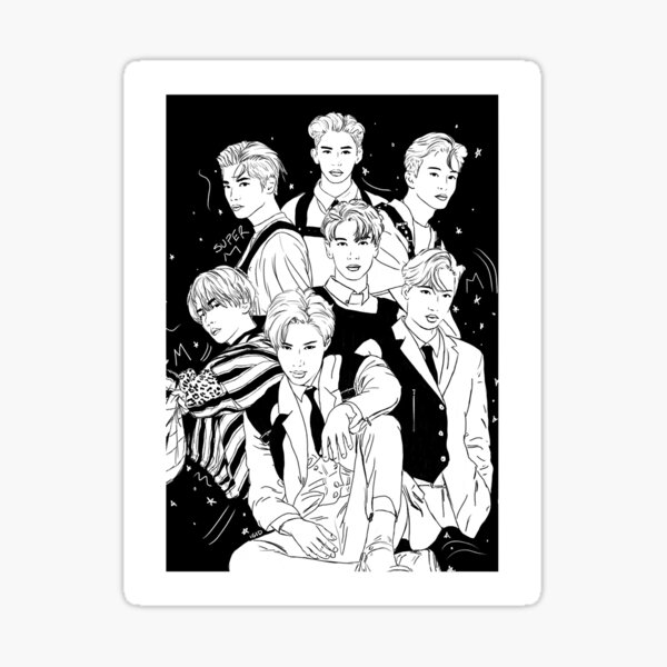 "SerM Gro Sketch " Sticker for Sale by dibarilatskof | Redbubble