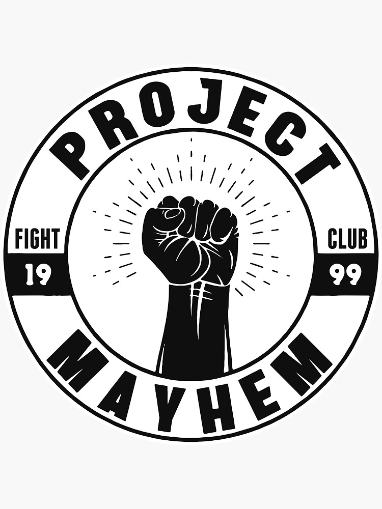 "PROJECT MAYHEM PAPER STREET" Sticker for Sale by EraSchaden | Redbubble