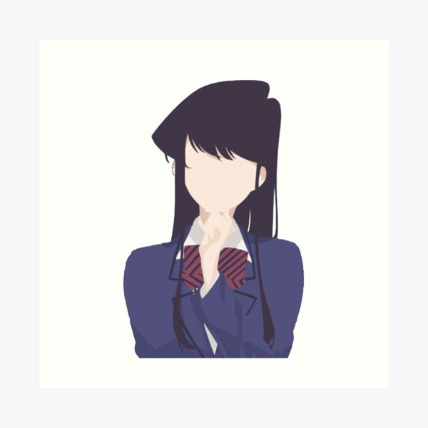 "Komi-san" Art Print for Sale by WaifuCenter | Redbubble