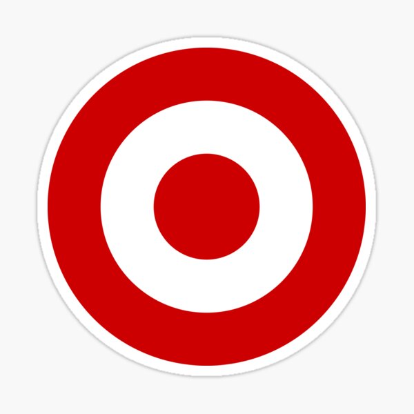 "target > target 1, target > haul 2, target > shopping 3 " Sticker for ...